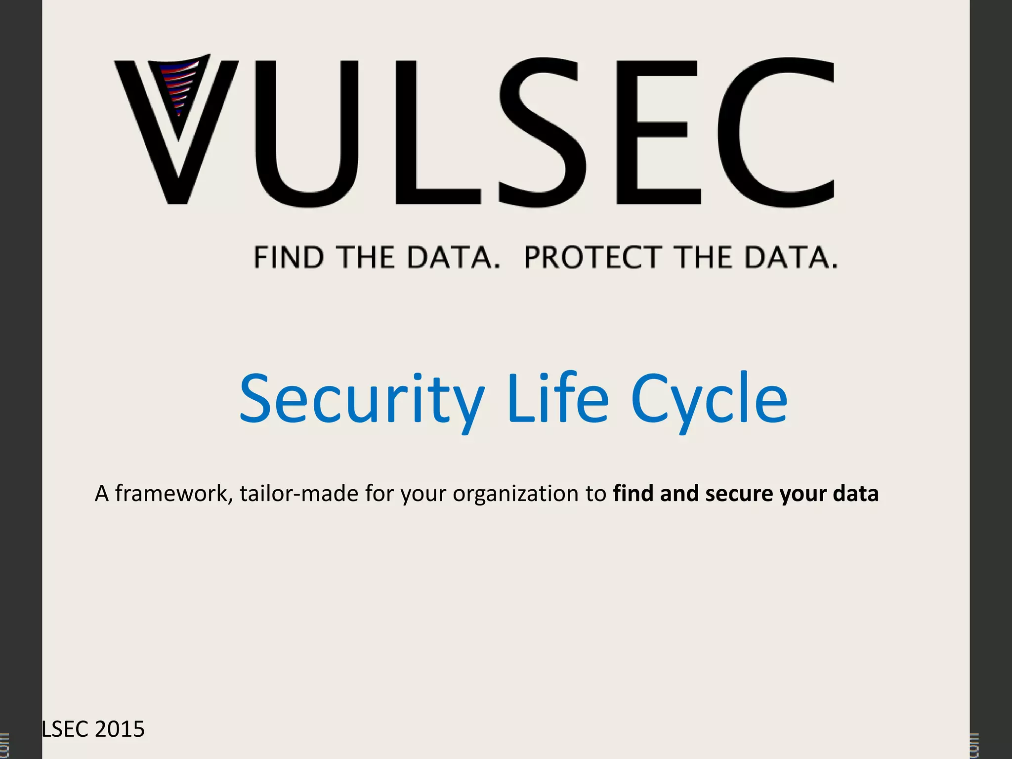 Information Security Life Cycle | PPTX