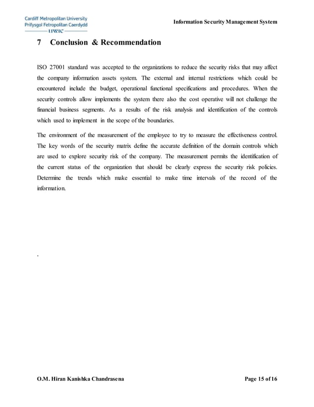 Information Security Management Iso27001 Pdf