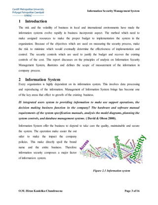 Information security management iso27001 | PDF