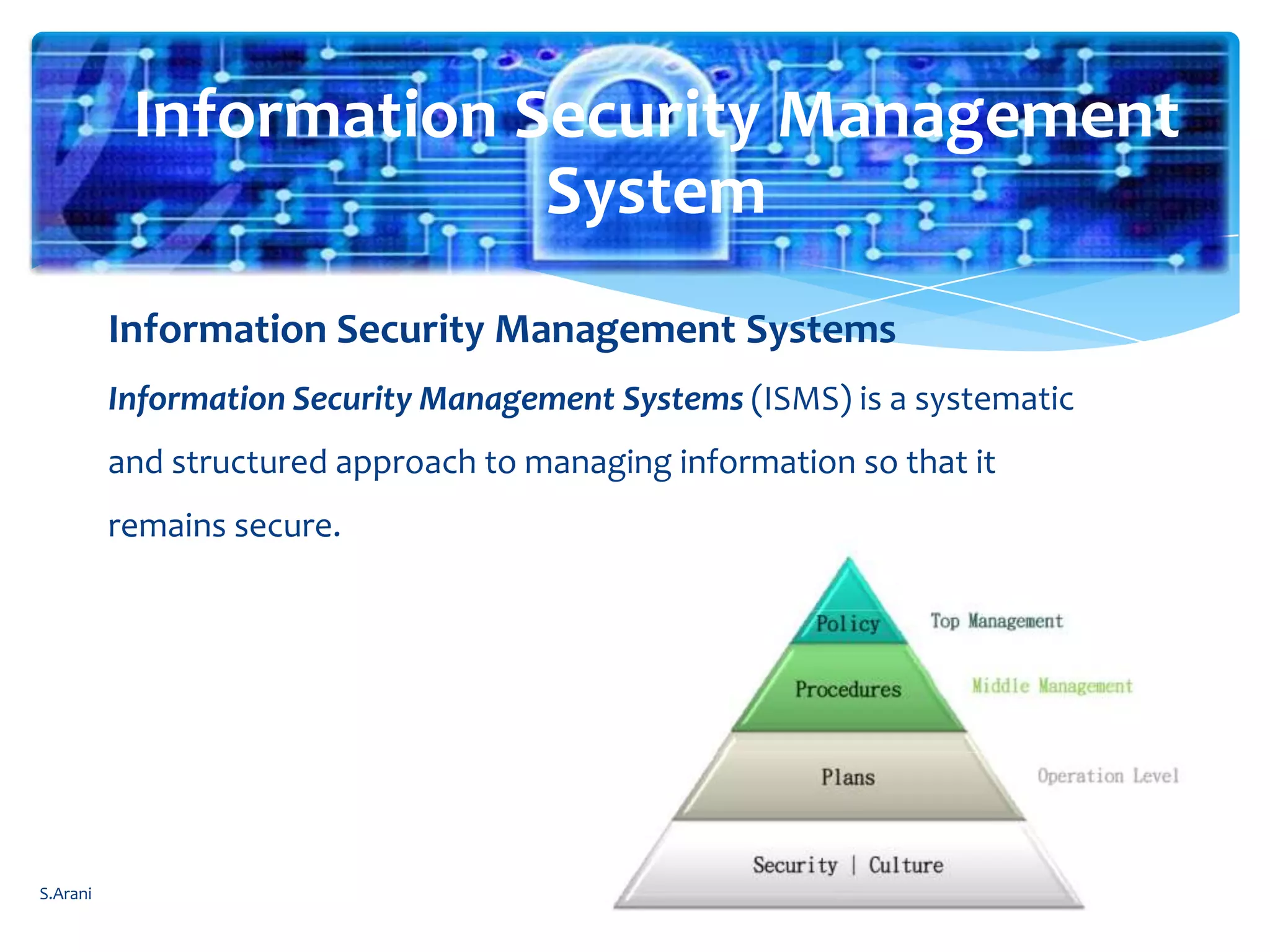 Information security management system | PPTX
