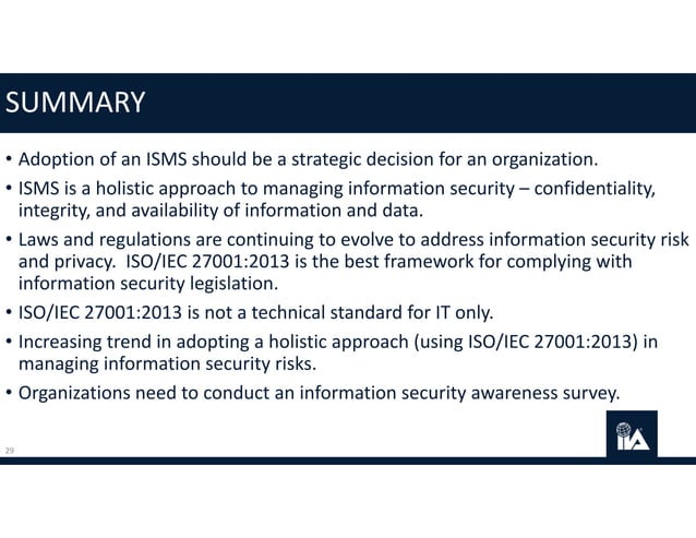 Information security management system (isms) overview | PDF | Operating Systems | Computer ...