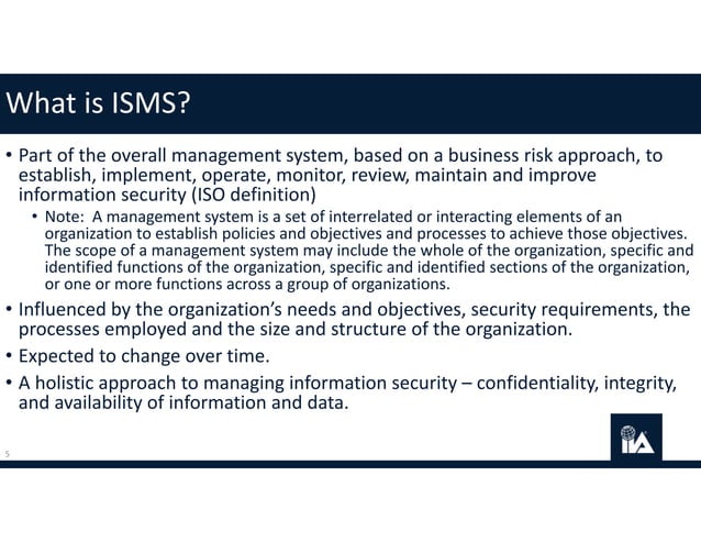 Information security management system (isms) overview | PDF | Operating Systems | Computer ...