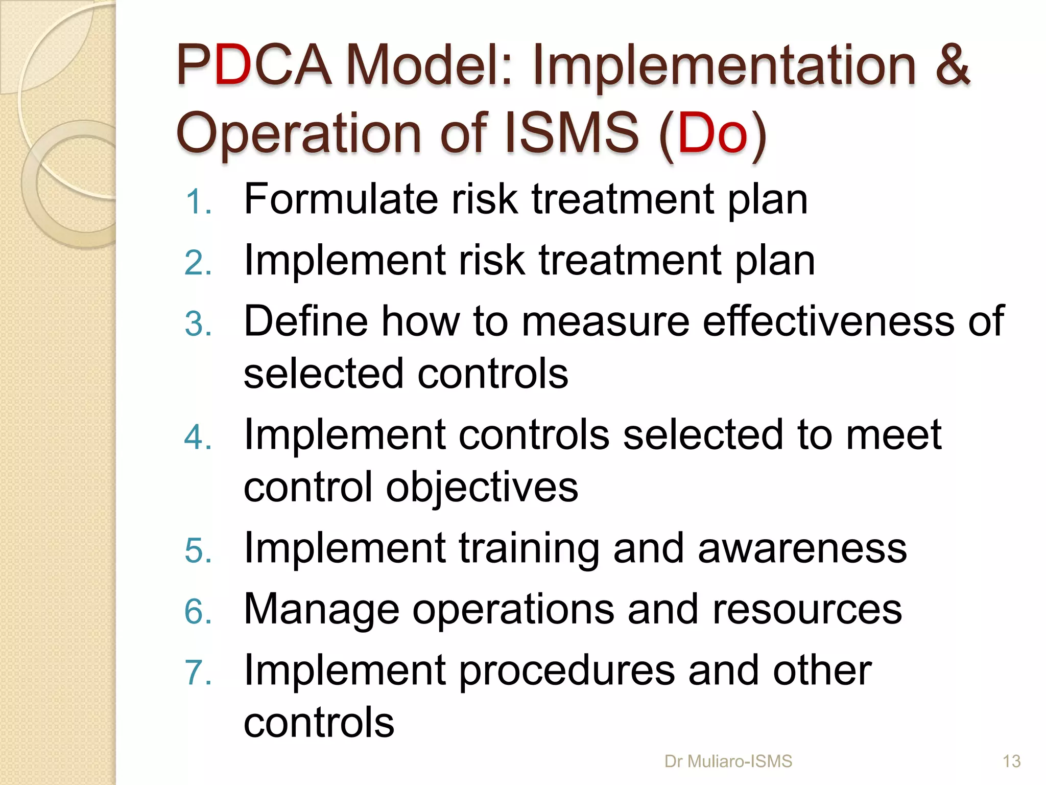 Information Security Management Systems(ISMS) By Dr Wafula | PPT