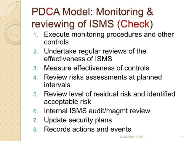 Information Security Management Systems(ISMS) By Dr Wafula | PPT