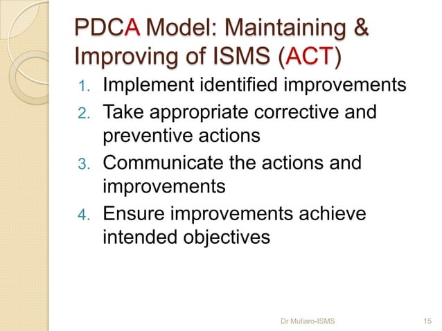 Information Security Management Systems(ISMS) By Dr Wafula | PPT