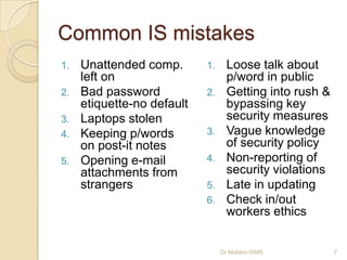 Information Security Management Systems(ISMS) By Dr Wafula | PPT