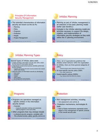 Information security planning session 1 2021 | PDF