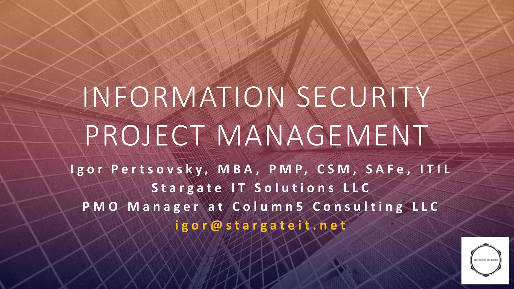 Information Security Project Management | PDF