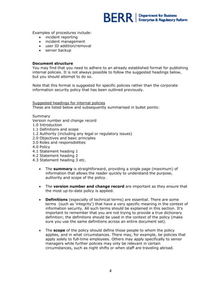 Information security policy how to writing | PDF