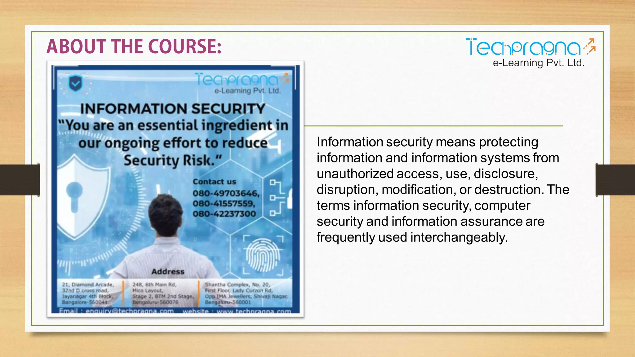 Information security presentation | PDF