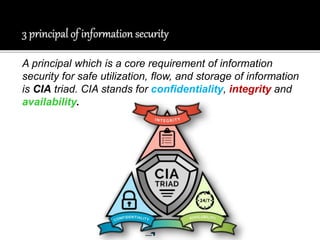 Information security | PPTX | IT and Internet Support | Internet