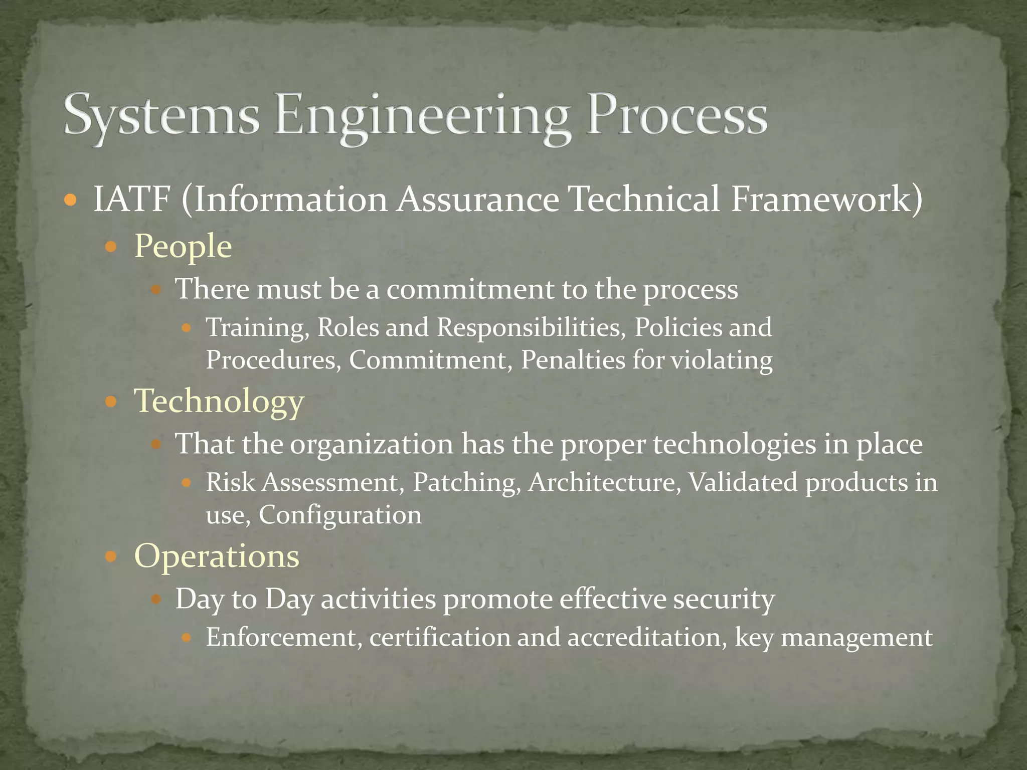 Information security principles | PPTX