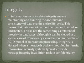 Information security principles | PPT
