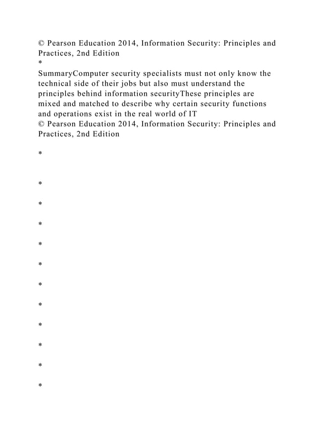 Information SecurityPrinciples and Practices, 2nd Edit.docx