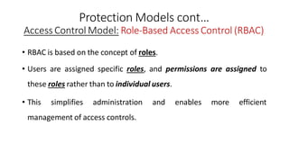 Information Security (Protection Model _ Access Control ).pdf