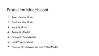Information Security (Protection Model _ Access Control ).pdf
