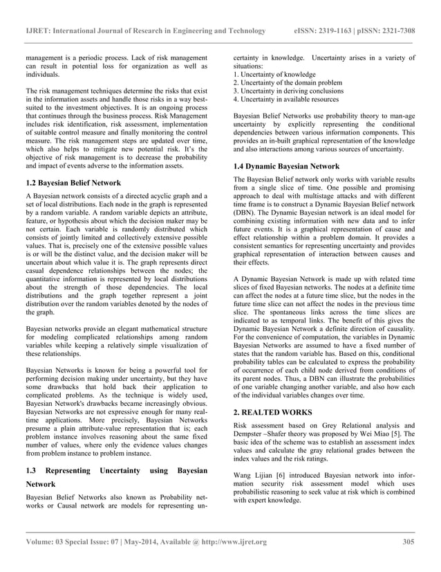 Information security risk assessment under uncertainty using dynamic bayesian networks | PDF