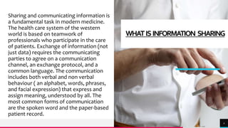 INFORMATION SHARING AND SHARED DECISION MAKING IN CLINICAL .pptx