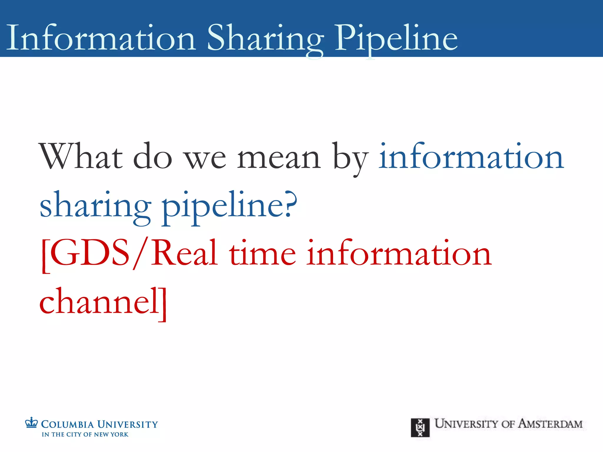 Information sharing pipeline | PDF | Databases | Computer Software and Applications