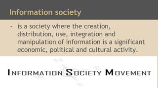 Information society | PPTX