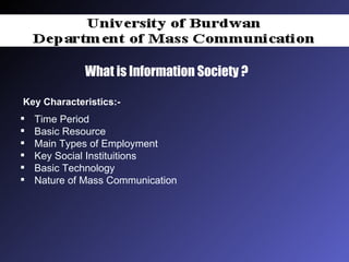 Information society to knowledge society | PPT