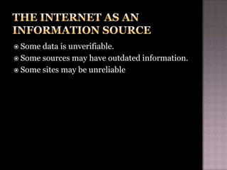 Information sources | PPT | Free Download