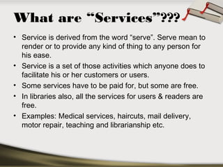 Information sources and services | PPT