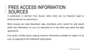 Information Sources Subscribed and Free access.pptx