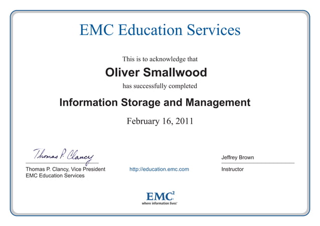 Information Storage & Management | PDF