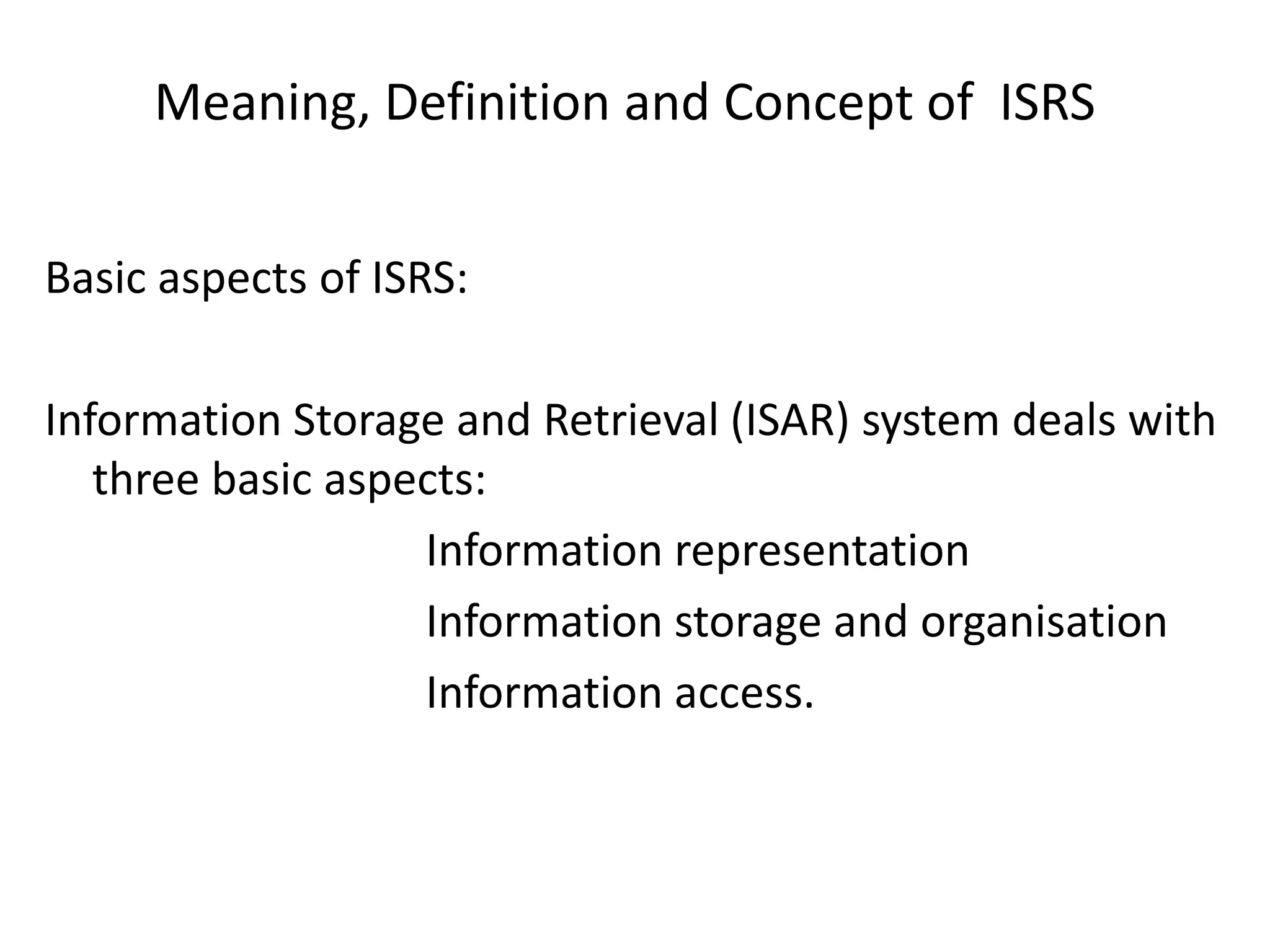 Information Storage And Retrieval Ppt 3675