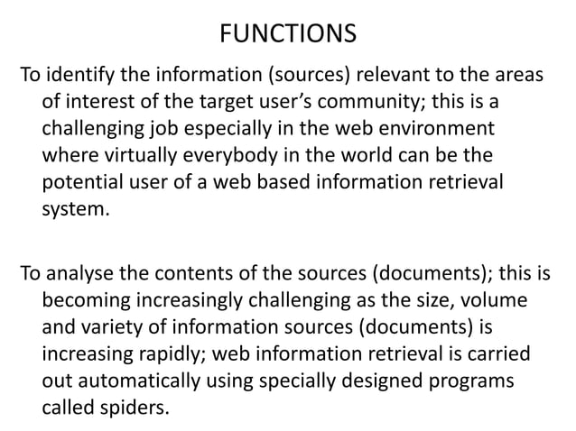 Information storage and retrieval | PDF