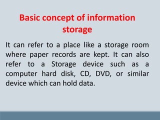 Information Storage and Retrieval system (ISRS) | PPTX