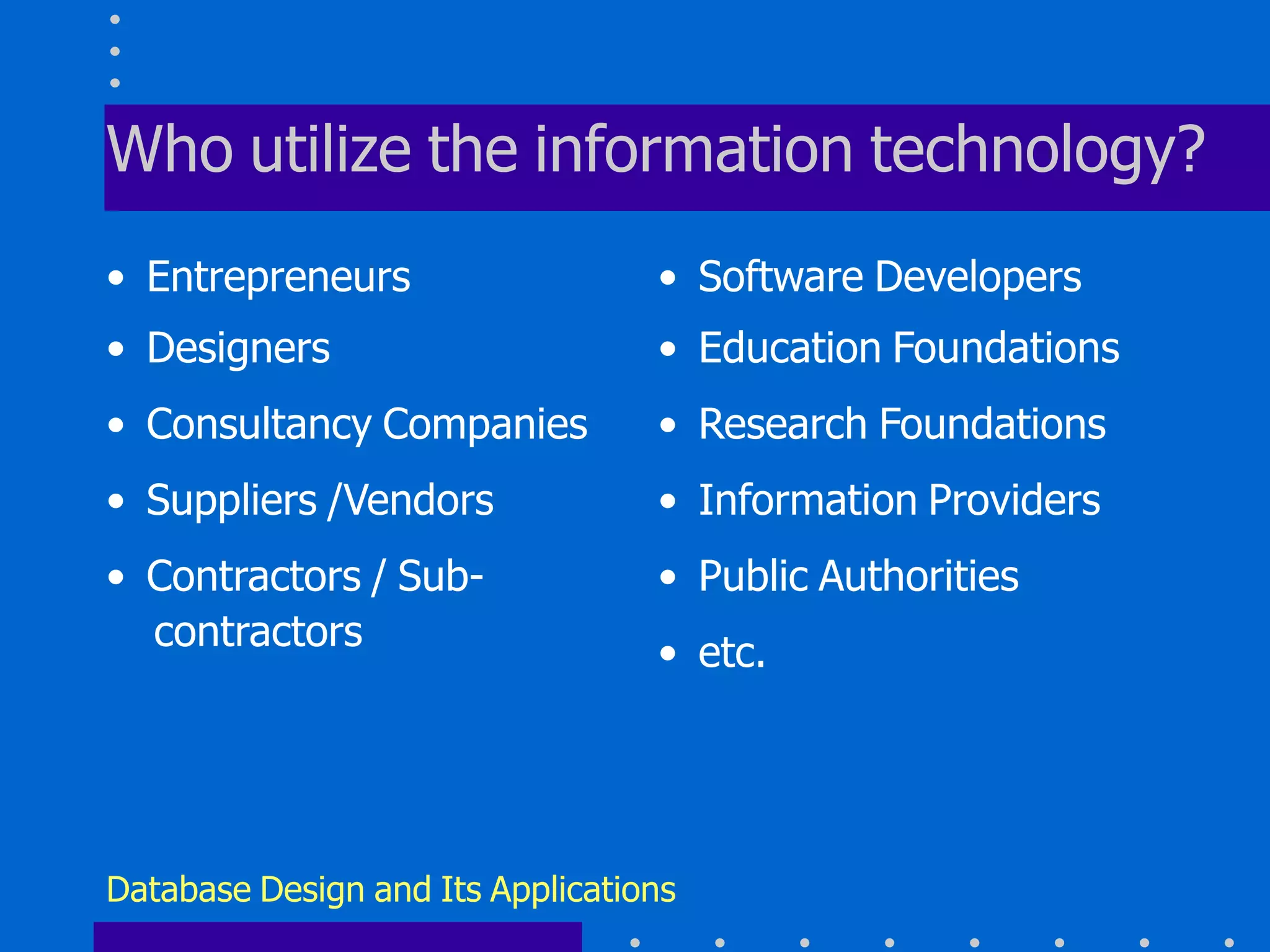 Information System | PPTX