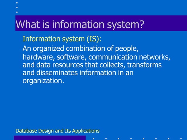 Information System | PPTX