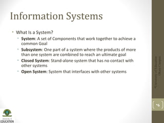 Lecture 2: Information system | PPT
