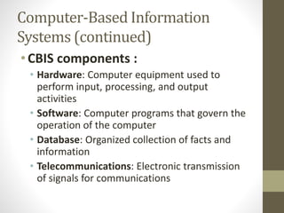 Information system | PPT