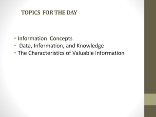 Information system | PPT