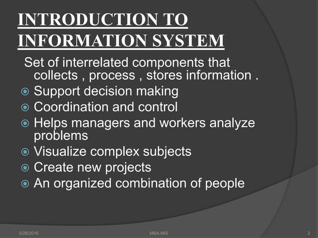 Information system | PPT