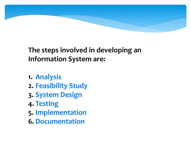 development of information system | PPT