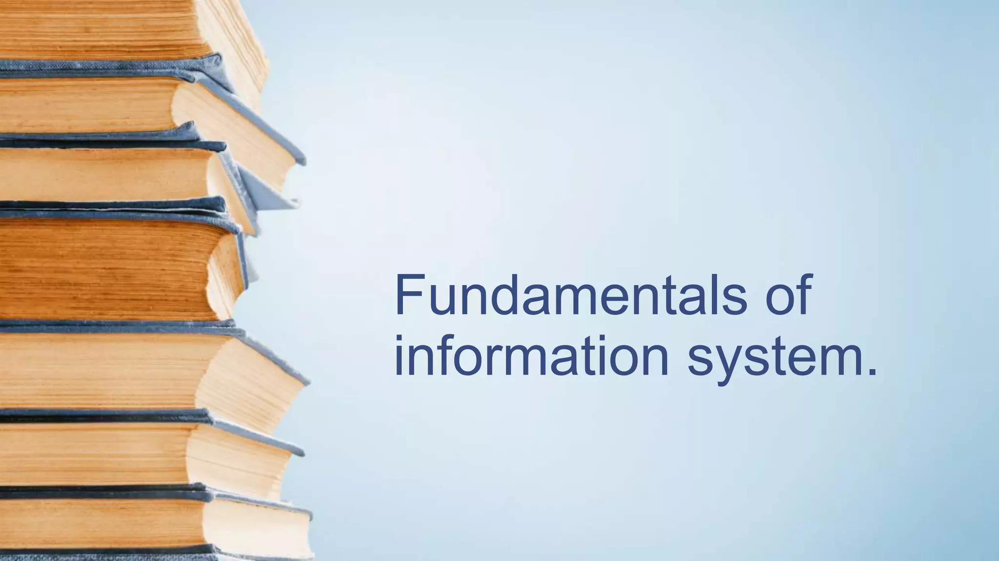 Information system | PPTX