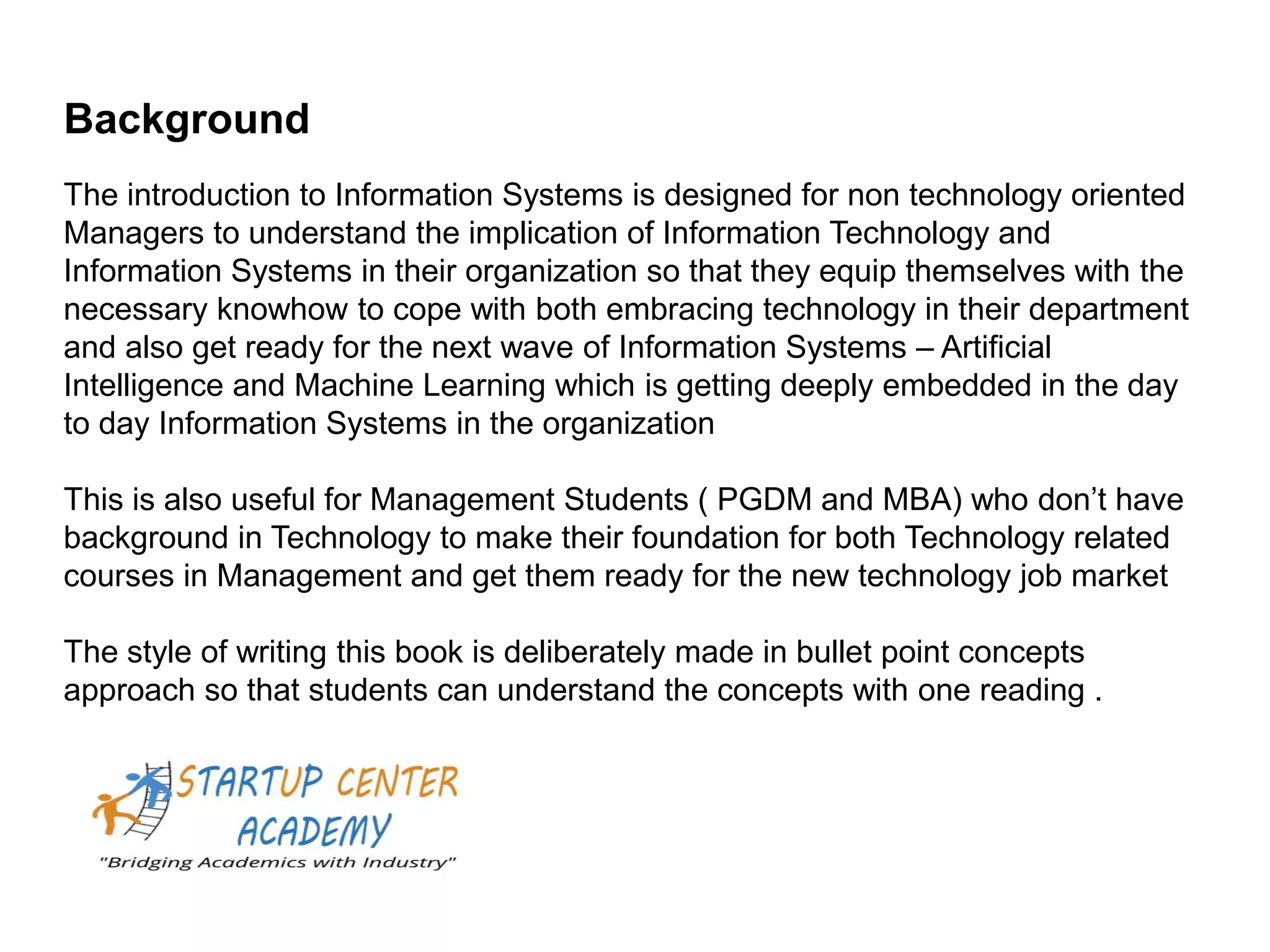 Information System Concepts Ppt