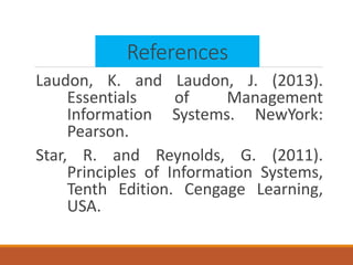 Nature and Development of Information systems | PPTX