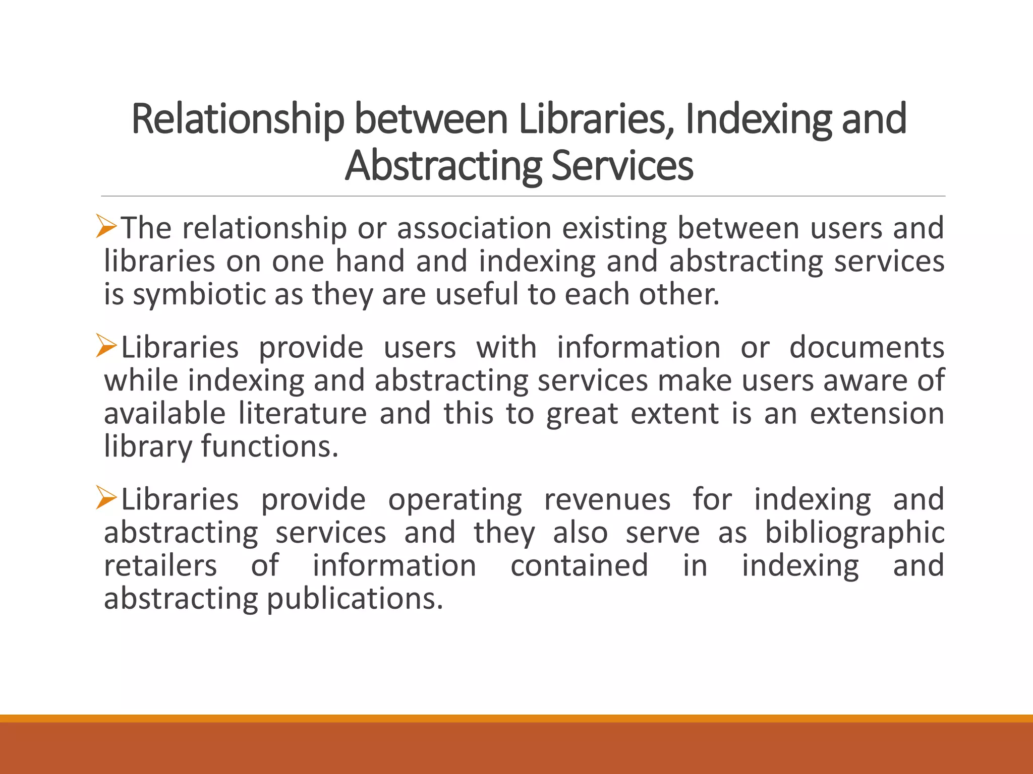 Nature and Development of Indexing system | PPTX