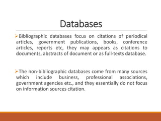 Nature and Development of Indexing system | PPTX