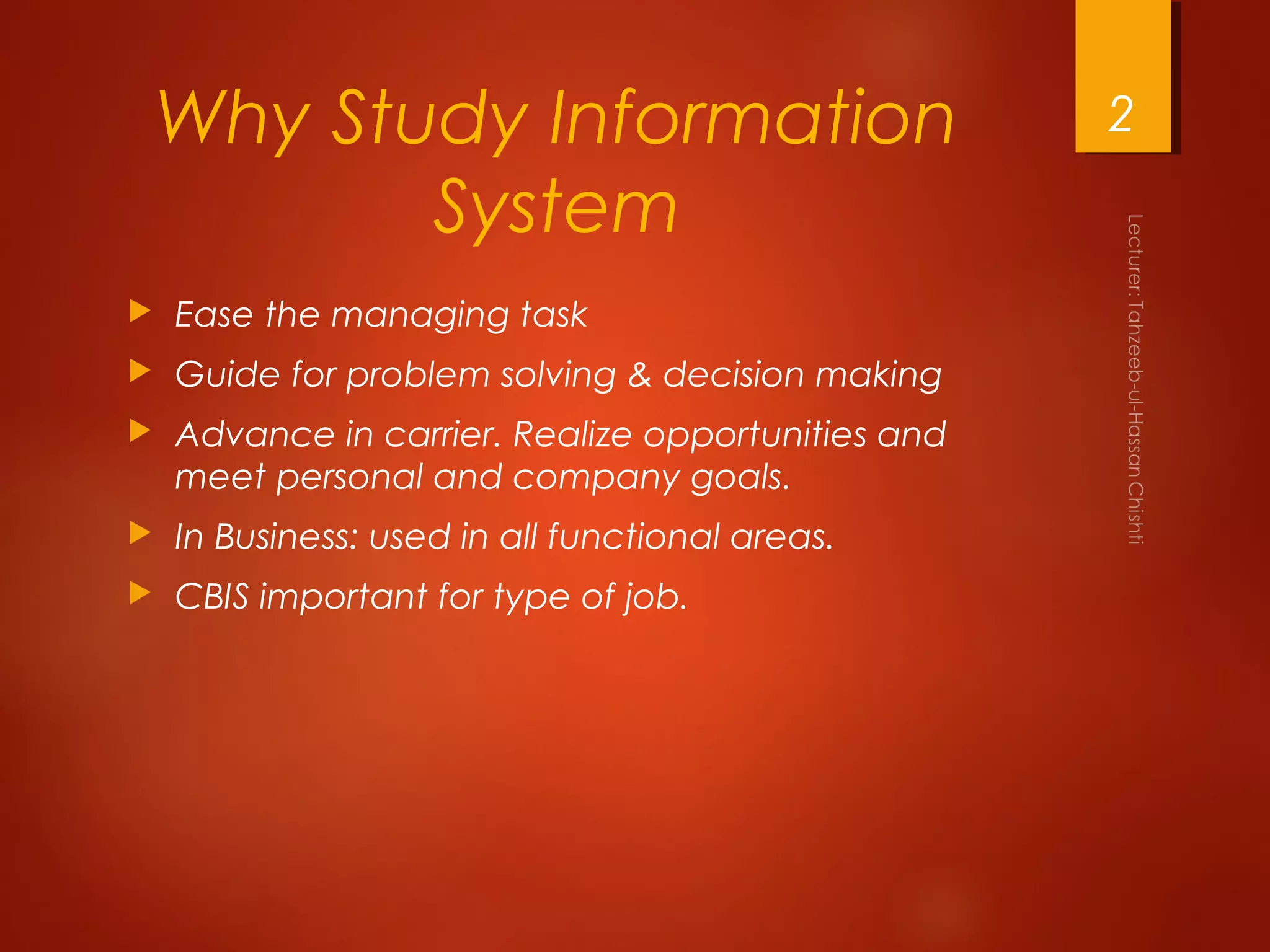 Information system...All Topics | PPT