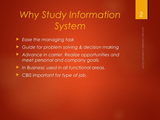 Information system...All Topics | PPT