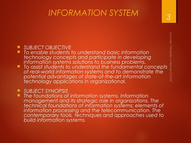 Information system...All Topics | PPT