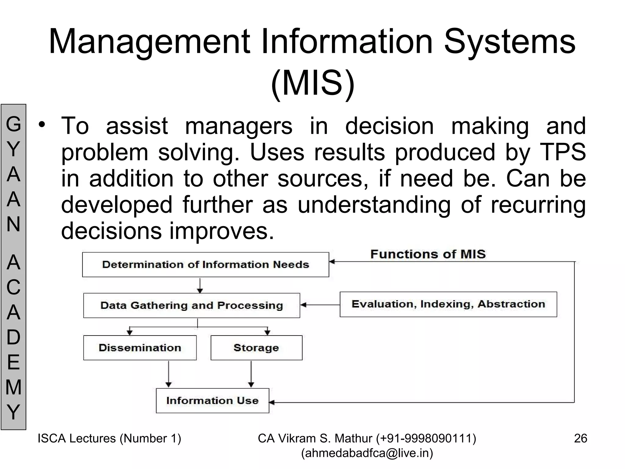 Information system and control audit ~ Lecture # 1 | PPT