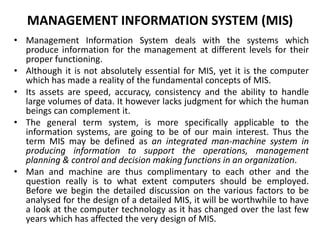 Information System and MIS | PPT