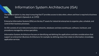 Information System Architecture | PDF